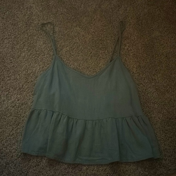 Tops | Army Green Babydoll Cami | Poshmark